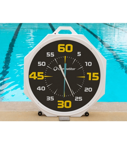 Competitor 37" Battery Powered Pace Clock at SwimOutlet.com - Free Shipping