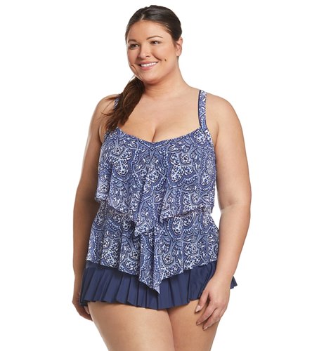 Beach House Plus Size La Boheme Portia Tankini Top At